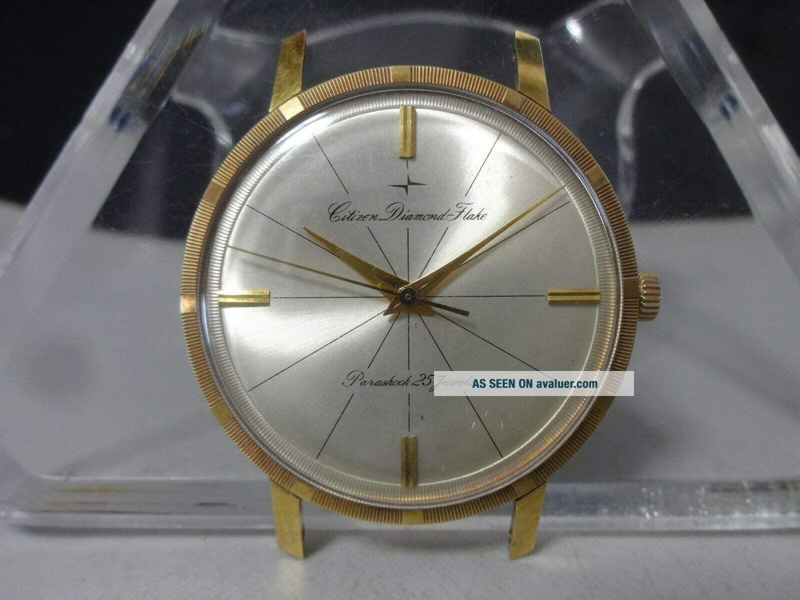 Vintage 1963 CITIZEN Mechanical Watch [Citizen Diamond Flake] 25J Tooth ...