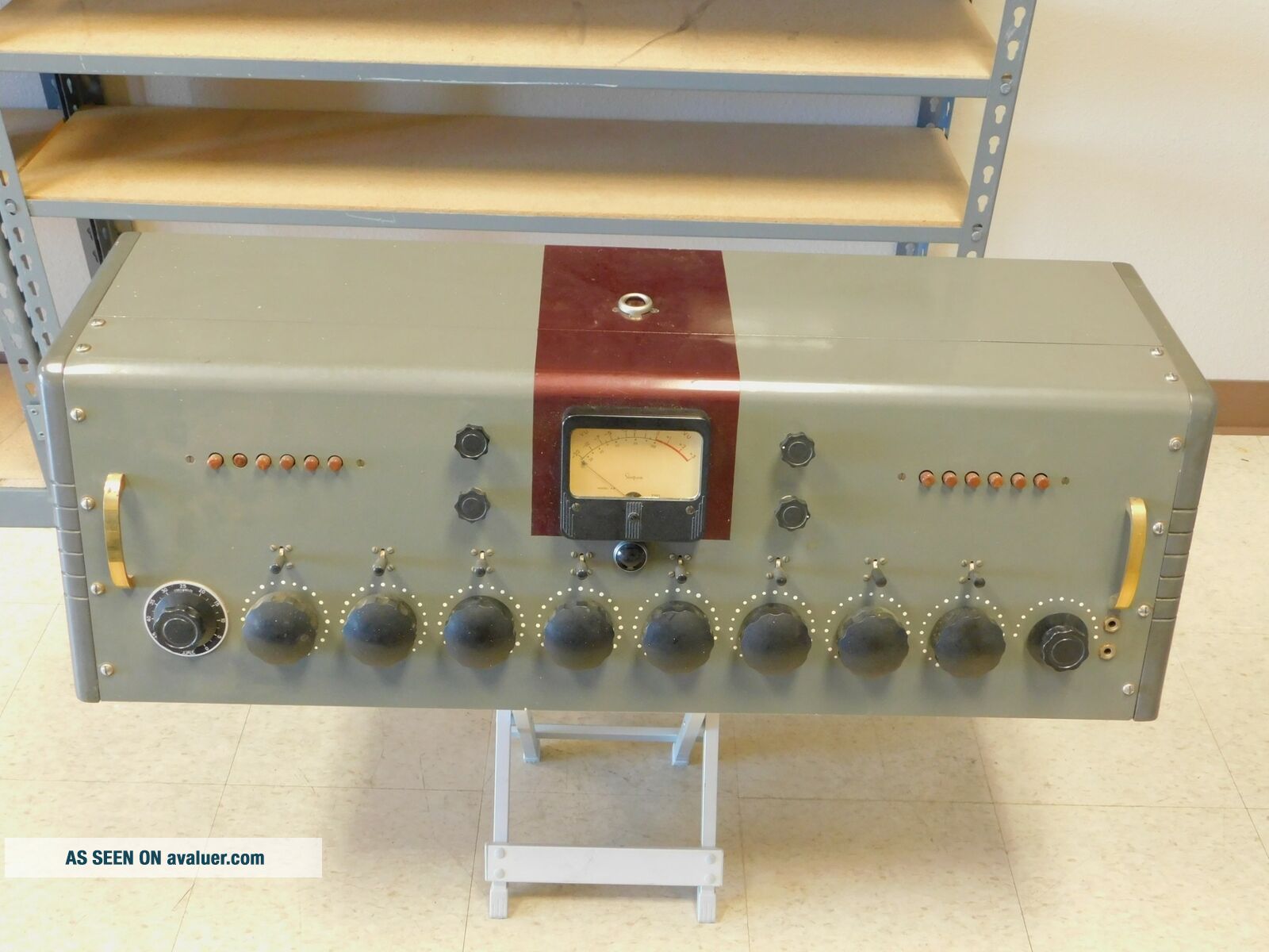 Vintage Tube Broadcast Mixing Mixer Console W/ UTC Thordarson Audio ...