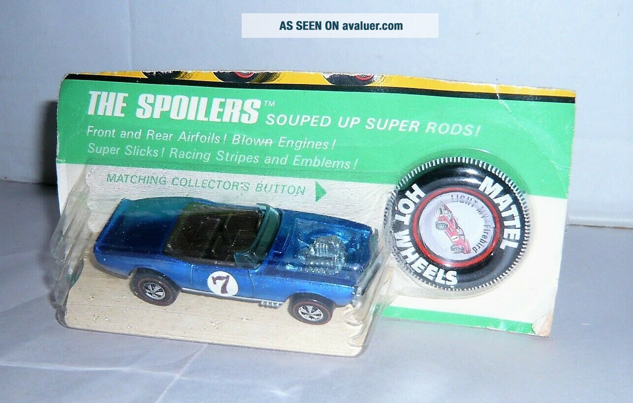 VINTAGE 1967 HOT WHEELS REDLINE LIGHT - MY - FIREBIRD BLUE NMOC | #723125