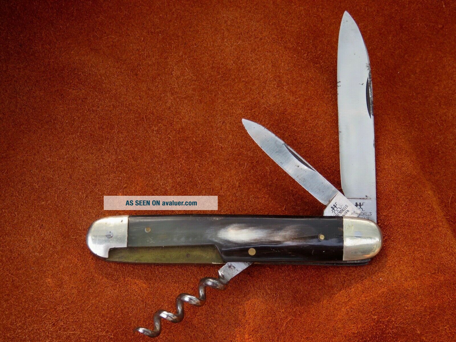 Vintage Antique Folding Pocket Knife Henckels Solingen 1920 Bartender ...