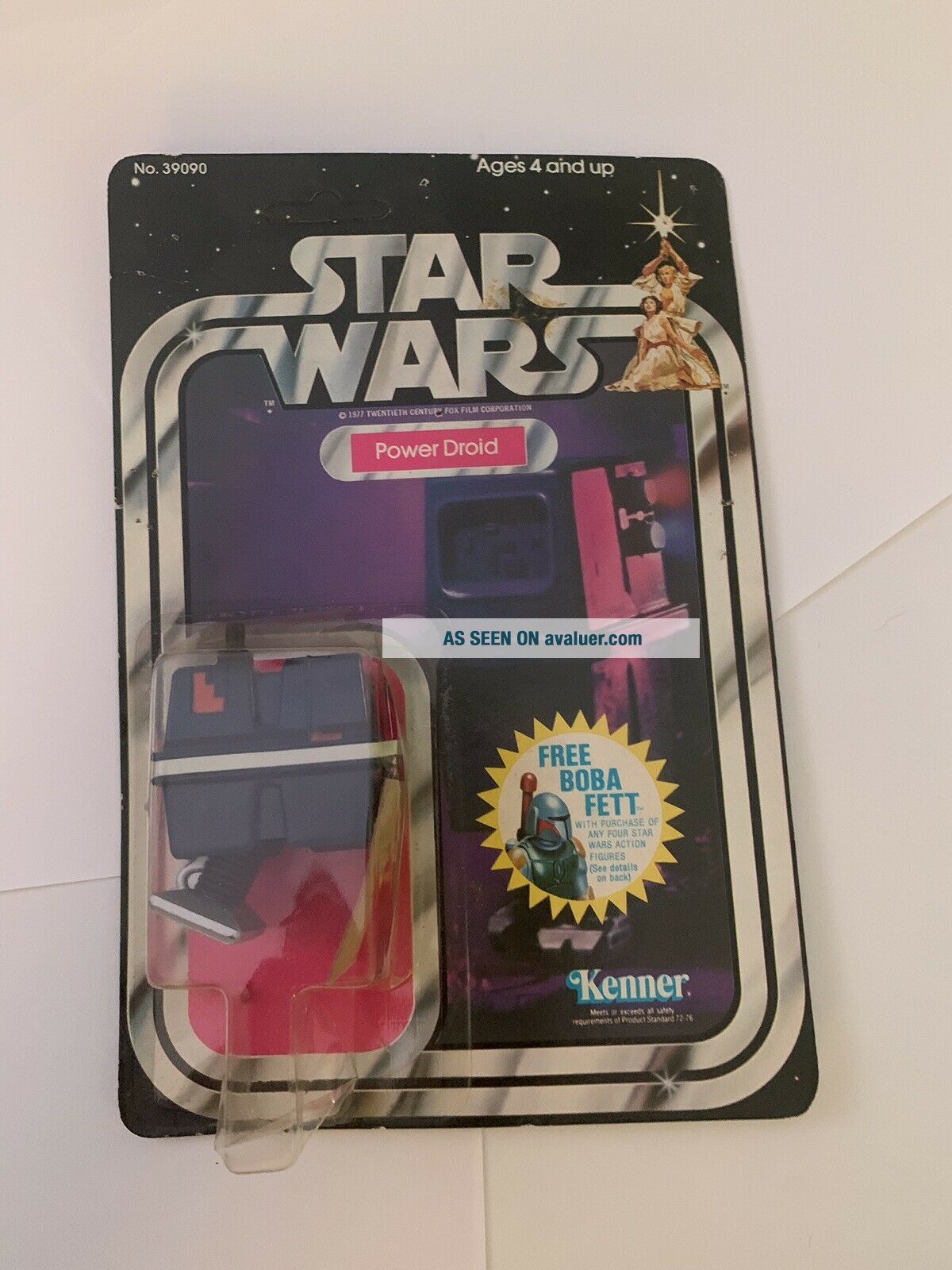 Vintage Kenner Star Wars Power Droid 20 Back E | #752097