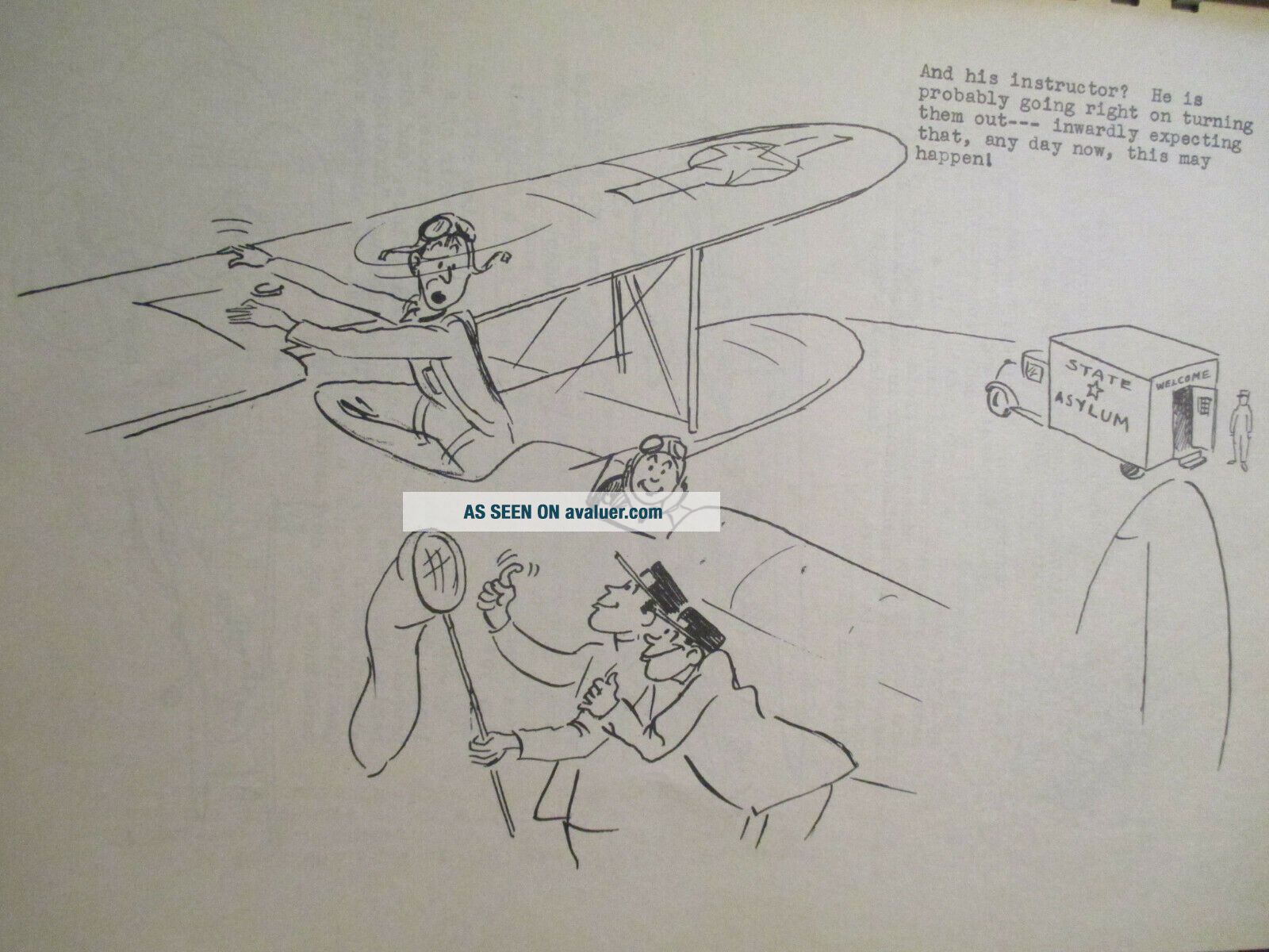 WW2 NAVY BOOKLET: BATTLE OF OLATHE 1943 CARTOONS NAVY FLIGHT TRAINING ...