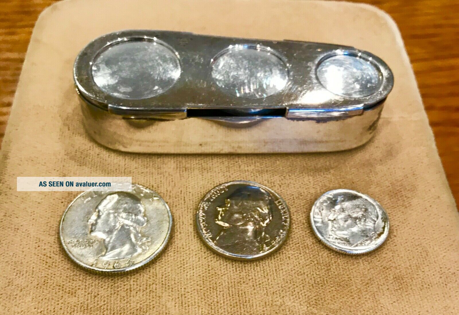 Tiffany & Co. Makers Sterling Silver Coin Holder Vintage Estate Jewelry ...