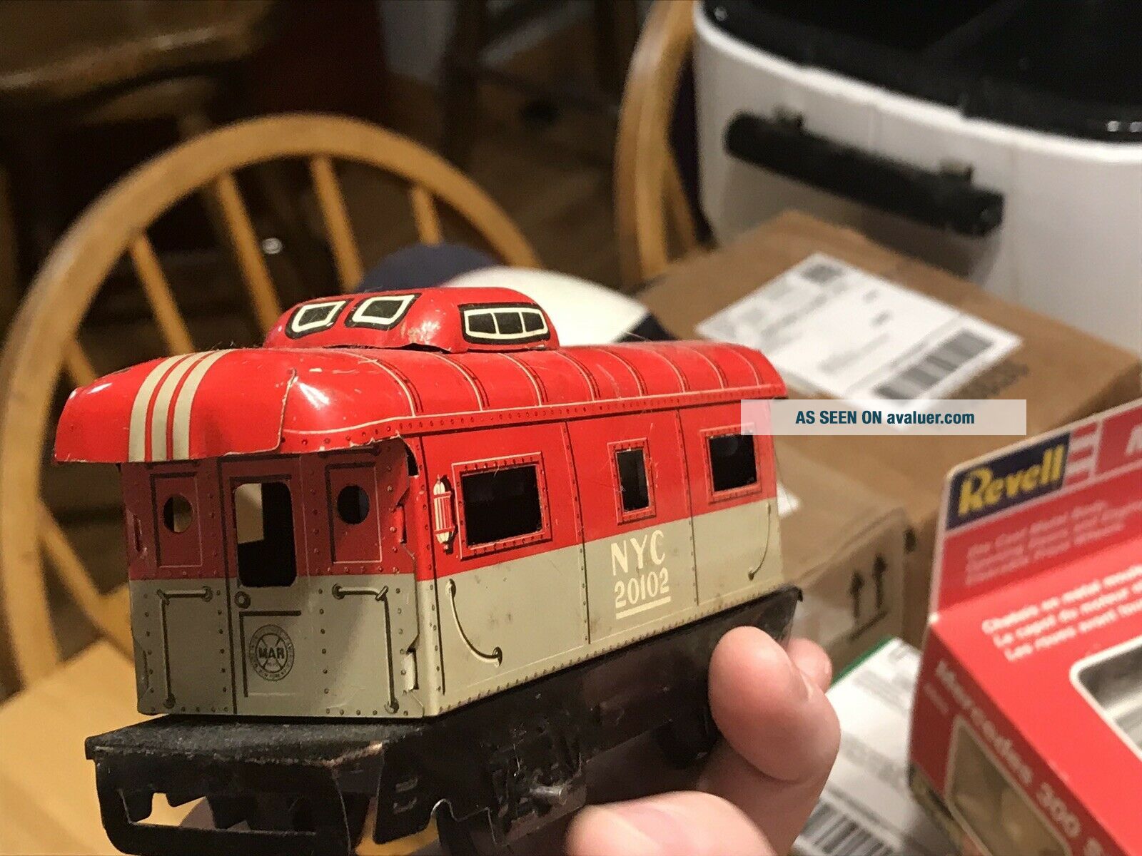 Antique Marx Tin Toy Trains Complete 4 Estate Find | #768937