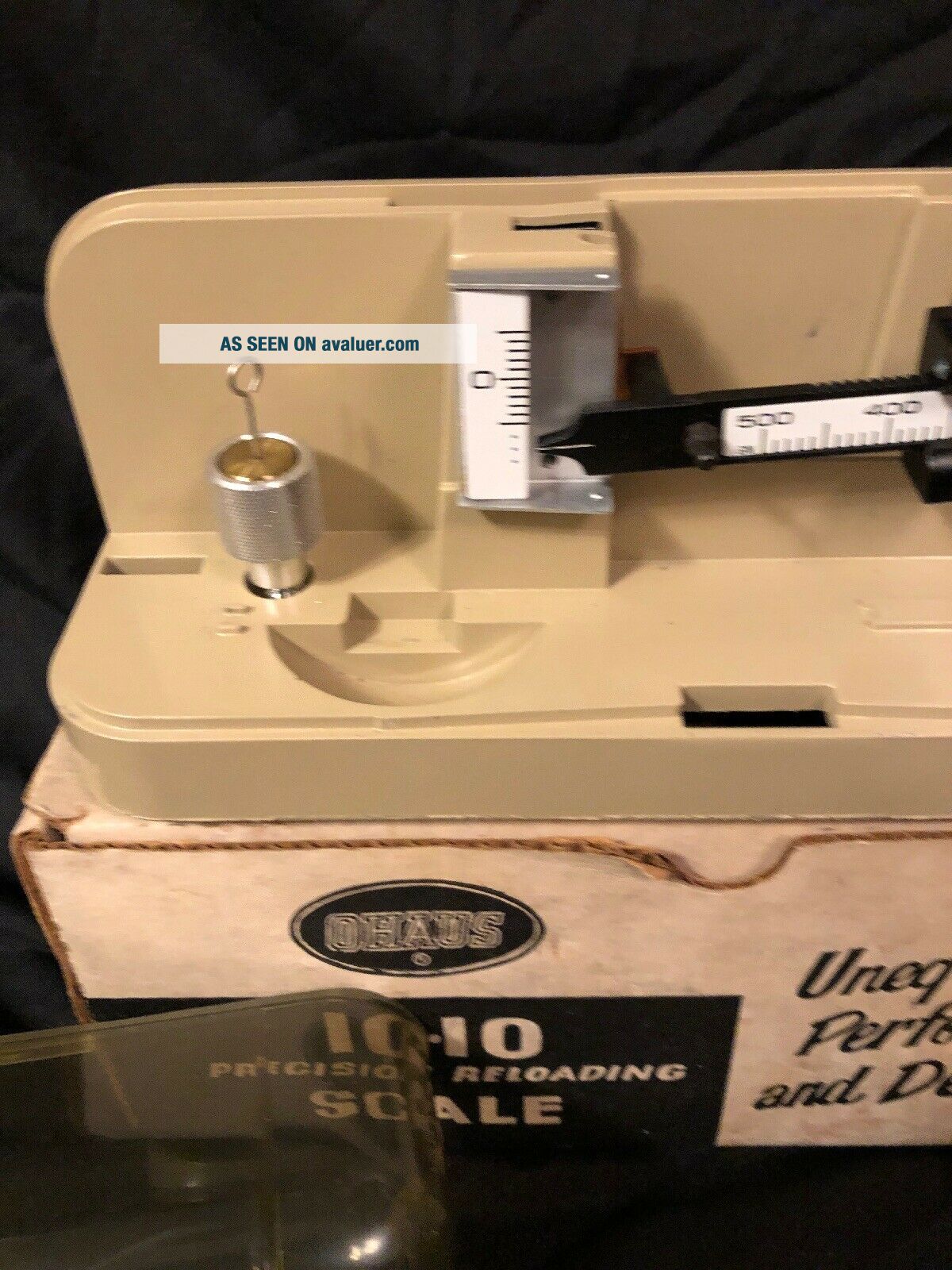 Vintage Ohaus 10 - 10 Precision Reloading Powder Scale RCBS 10 - 10 ...