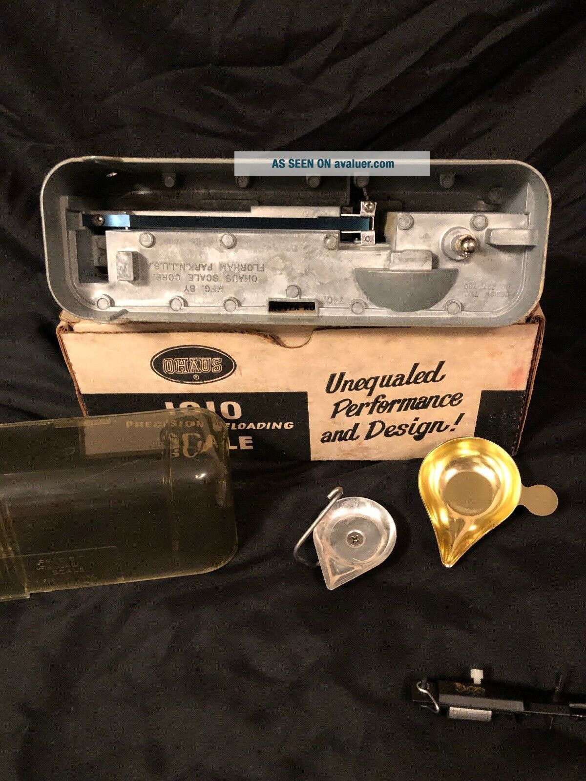 Vintage Ohaus 10 - 10 Precision Reloading Powder Scale RCBS 10 - 10 ...