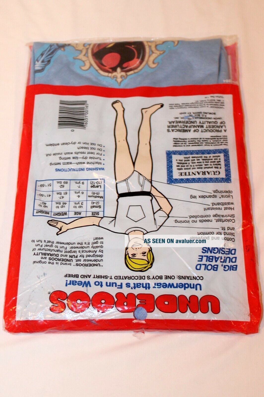 ThunderCats Lion - O Boys Vintage Underoos Underwear 1986 Size 10 - 12 ...