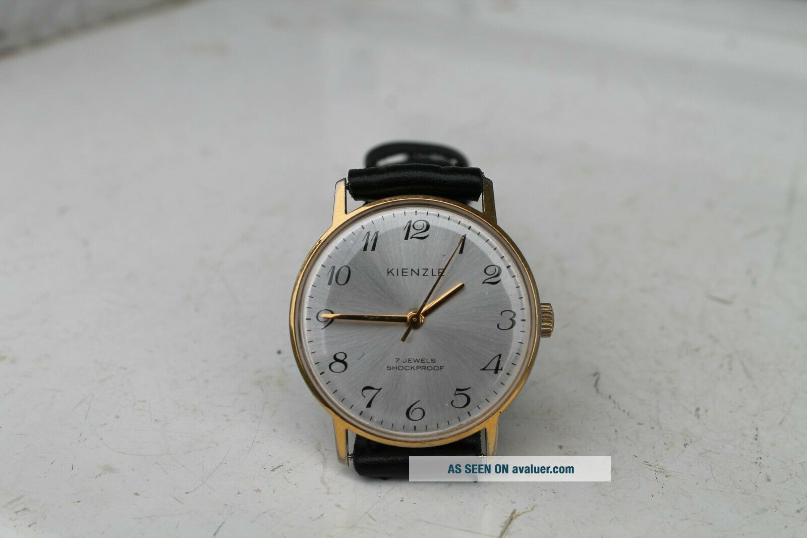 Vintage Old Made German Man Wrist Watch Kienzle Gold Plated | #784965