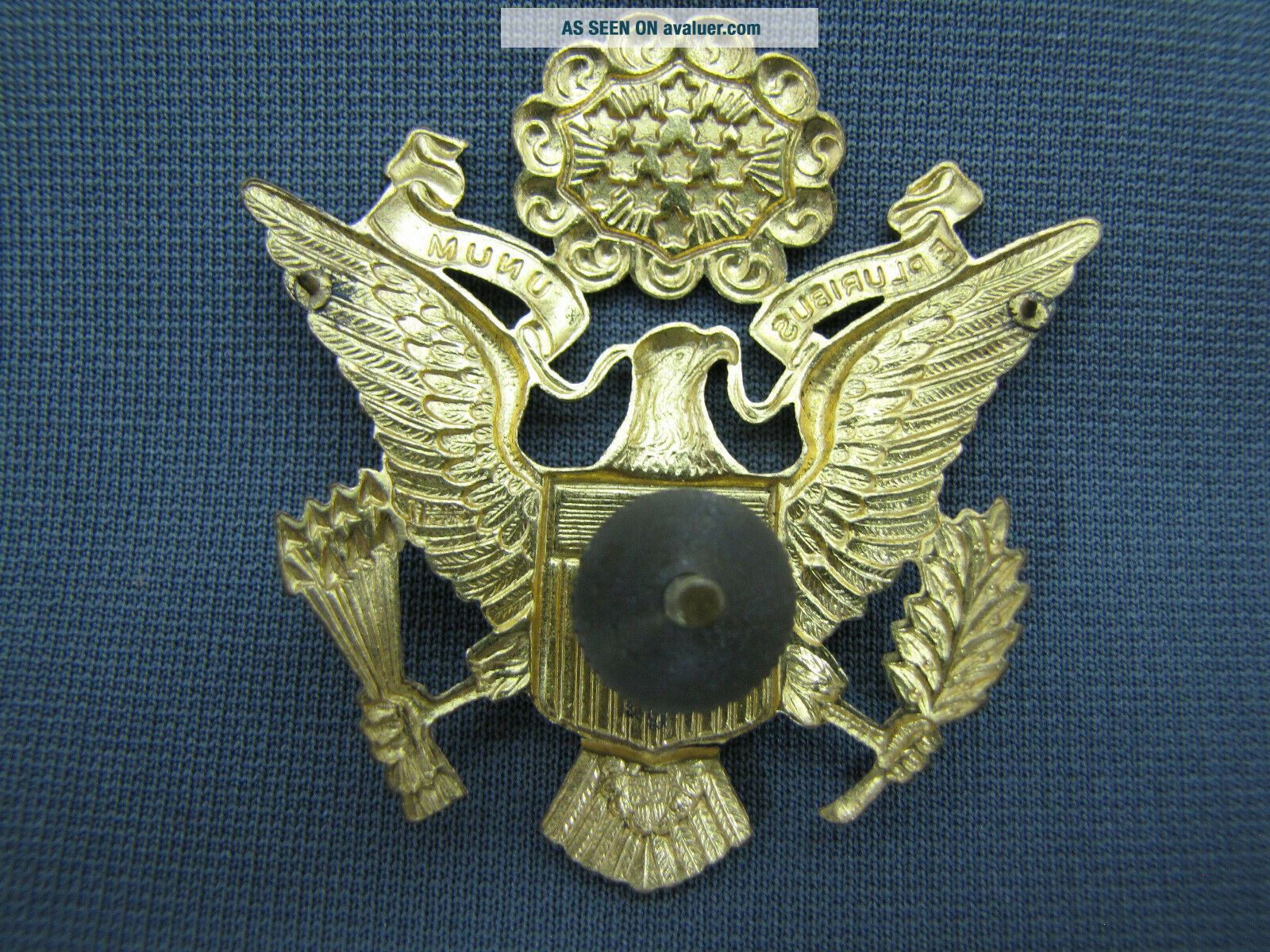 WW2 US Army Visor Cap Eagle Device | #788378