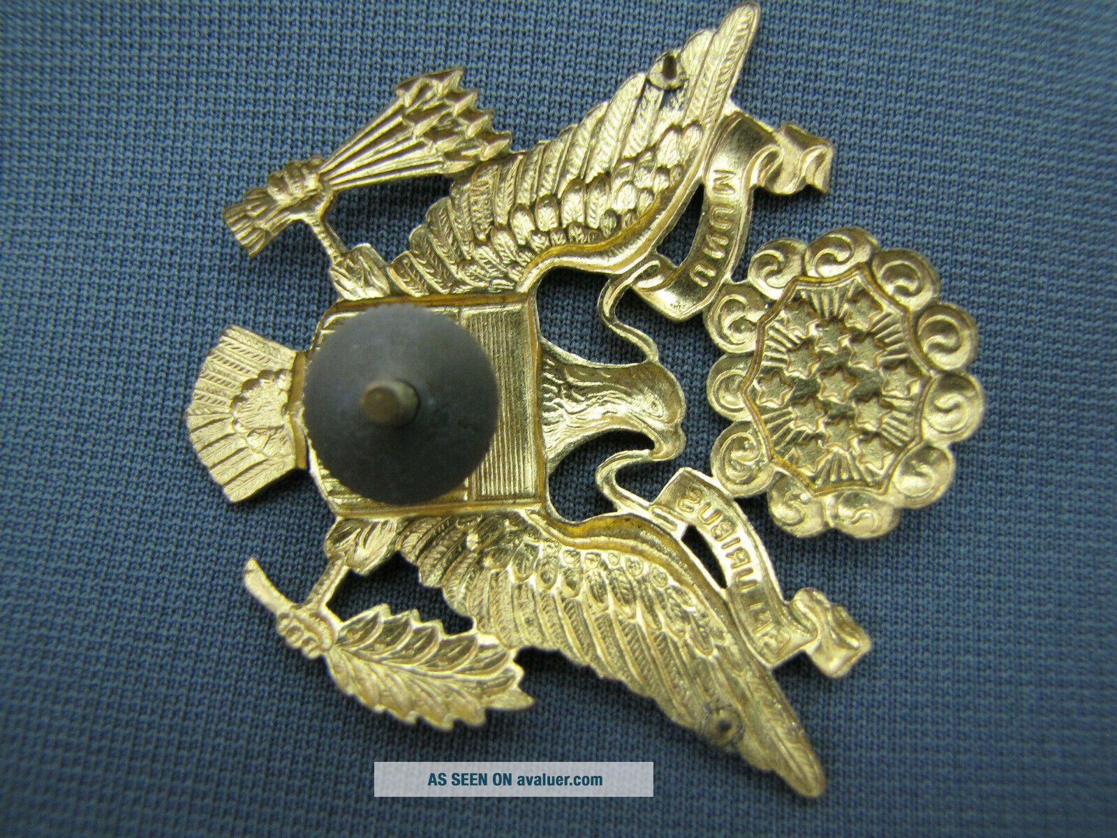 WW2 US Army Visor Cap Eagle Device | #788378