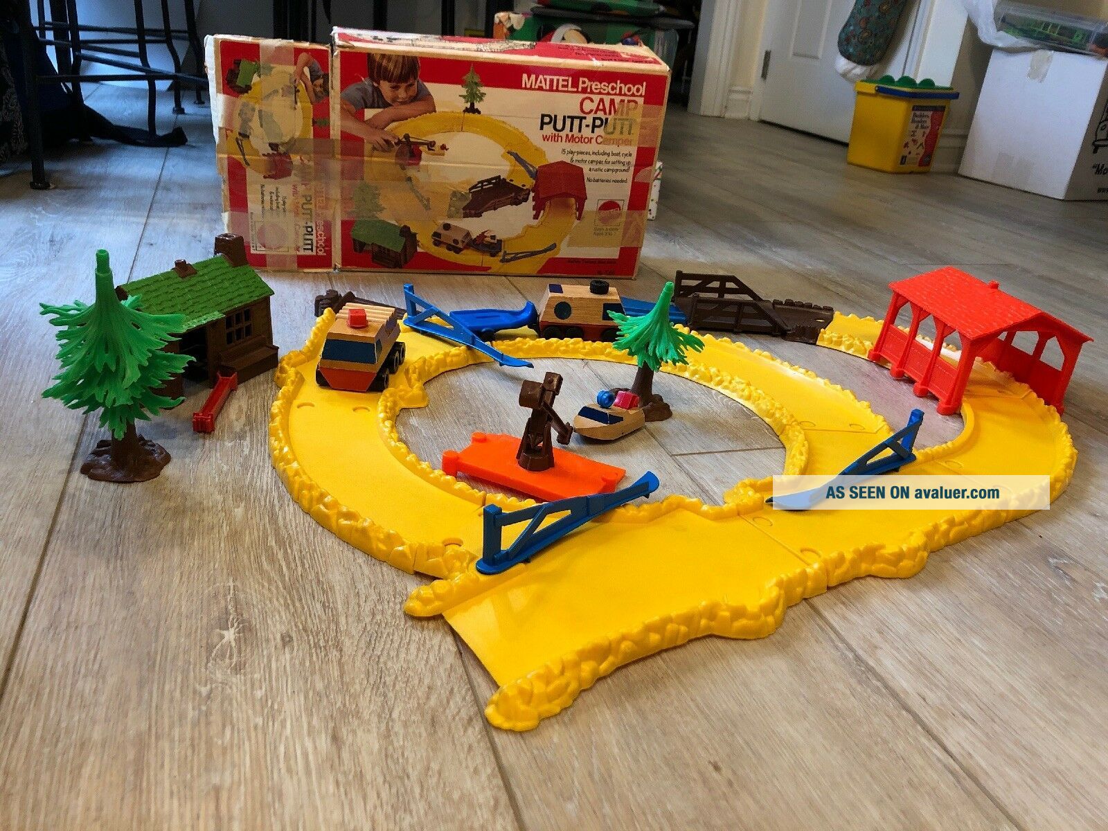 1973 Vintage Kids No 7066 Camp Putt Putt W/ Motor Camper Mattel ...