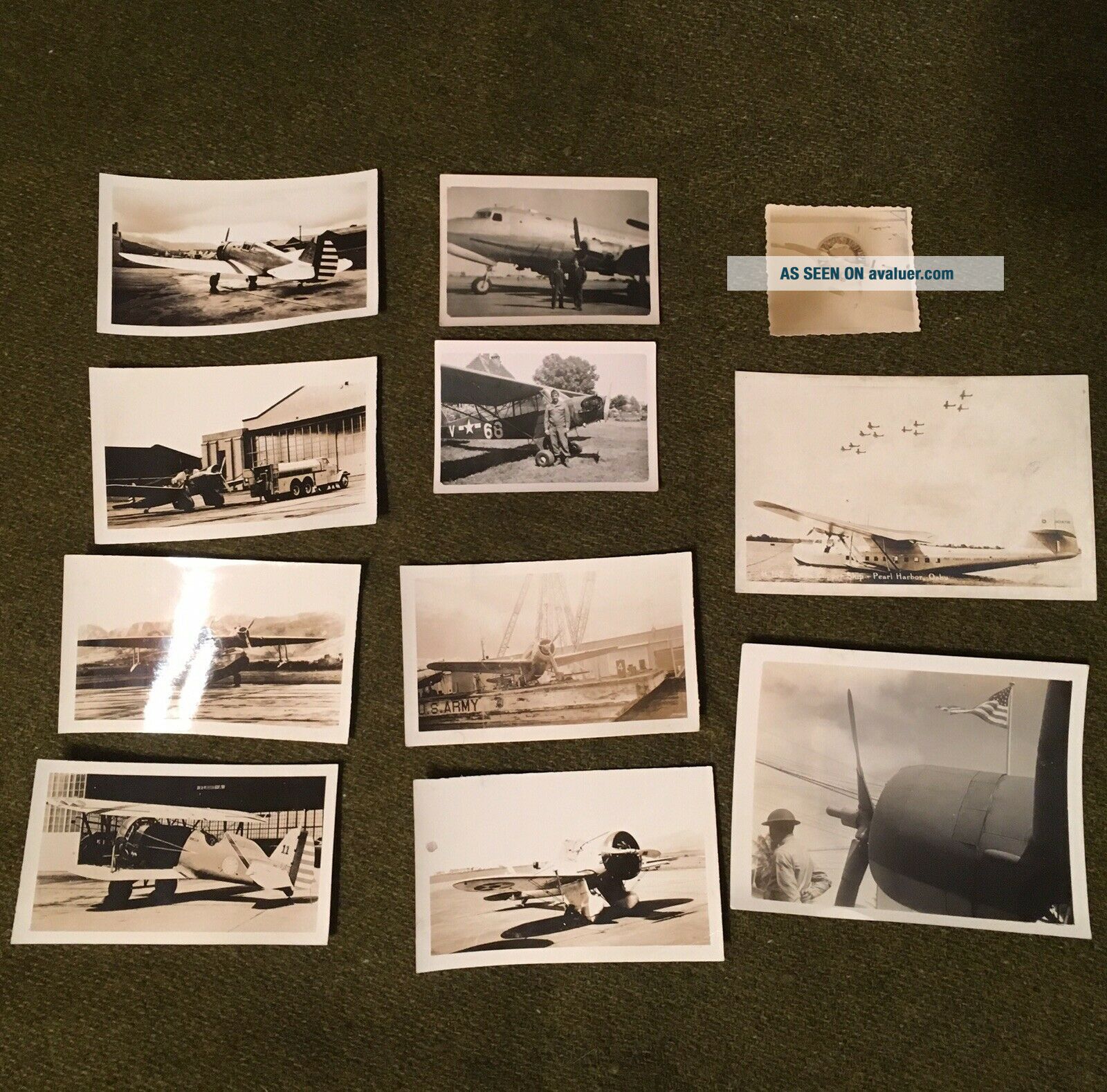 1940s WWII Vintage AIRCRAFT Photo Photos Pictures Planes Army Air Corps ...