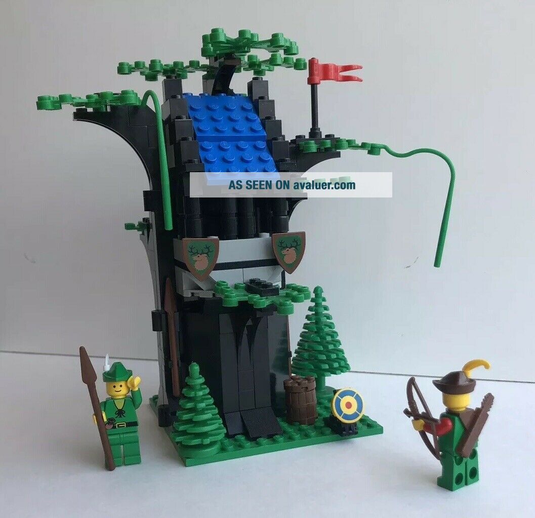 Vintage Lego - Forestmen ' S Hideout - Set 6054 100 Complete With ...