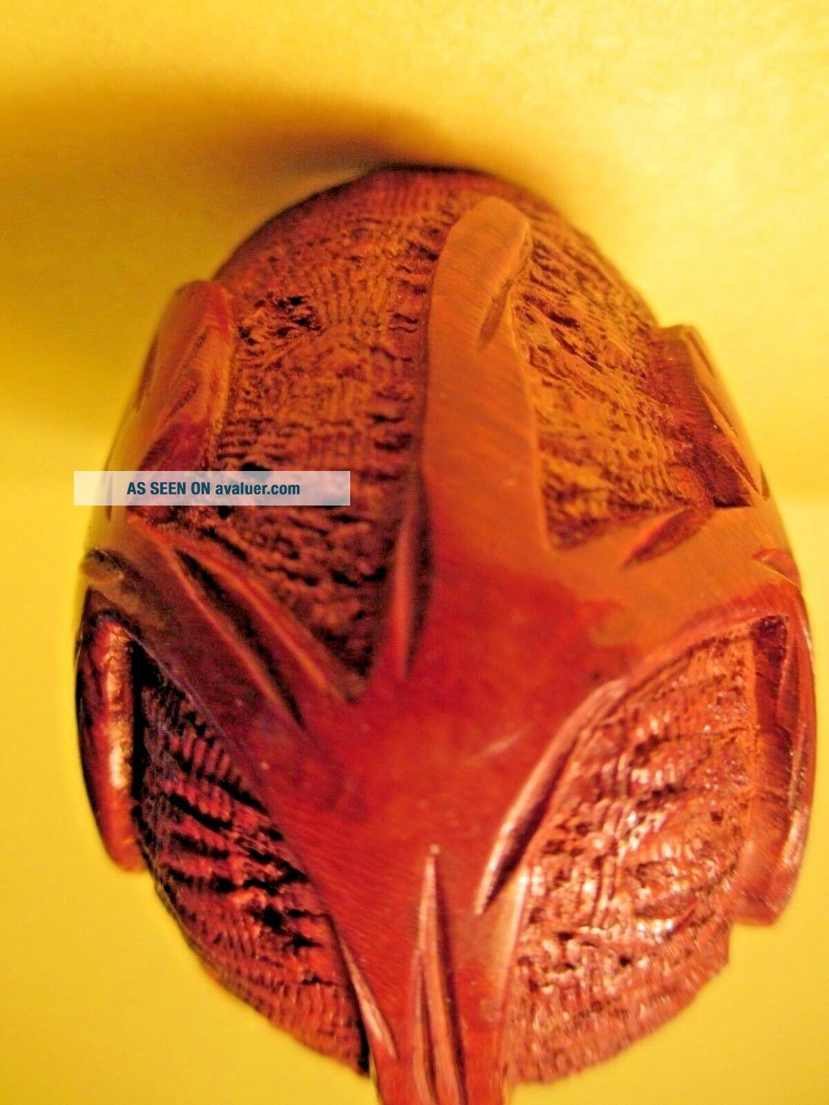 Tobacco Pipe LEAVES - LEAF / CARVINGS And Chip CARVED DESIGN Vintage ...