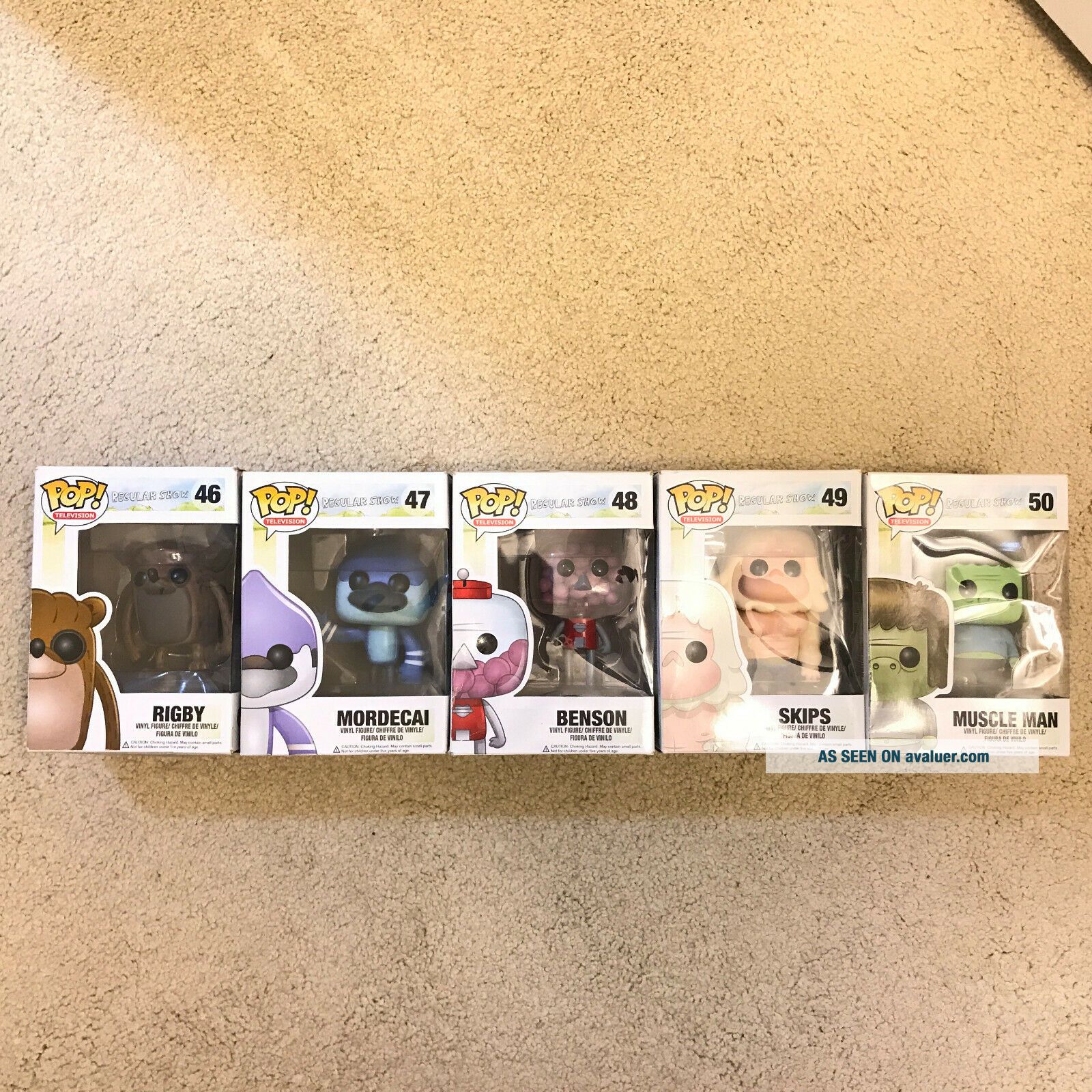 Funko Pop Television:Vinyl Regular Show RETIRED VAULTED SET OF 5 Rare ...
