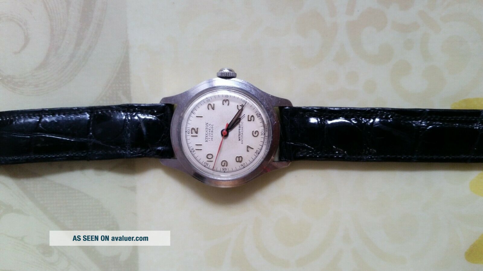 Vintage S/s KINGSTON Military Man Hand - Wind Watch | #834005