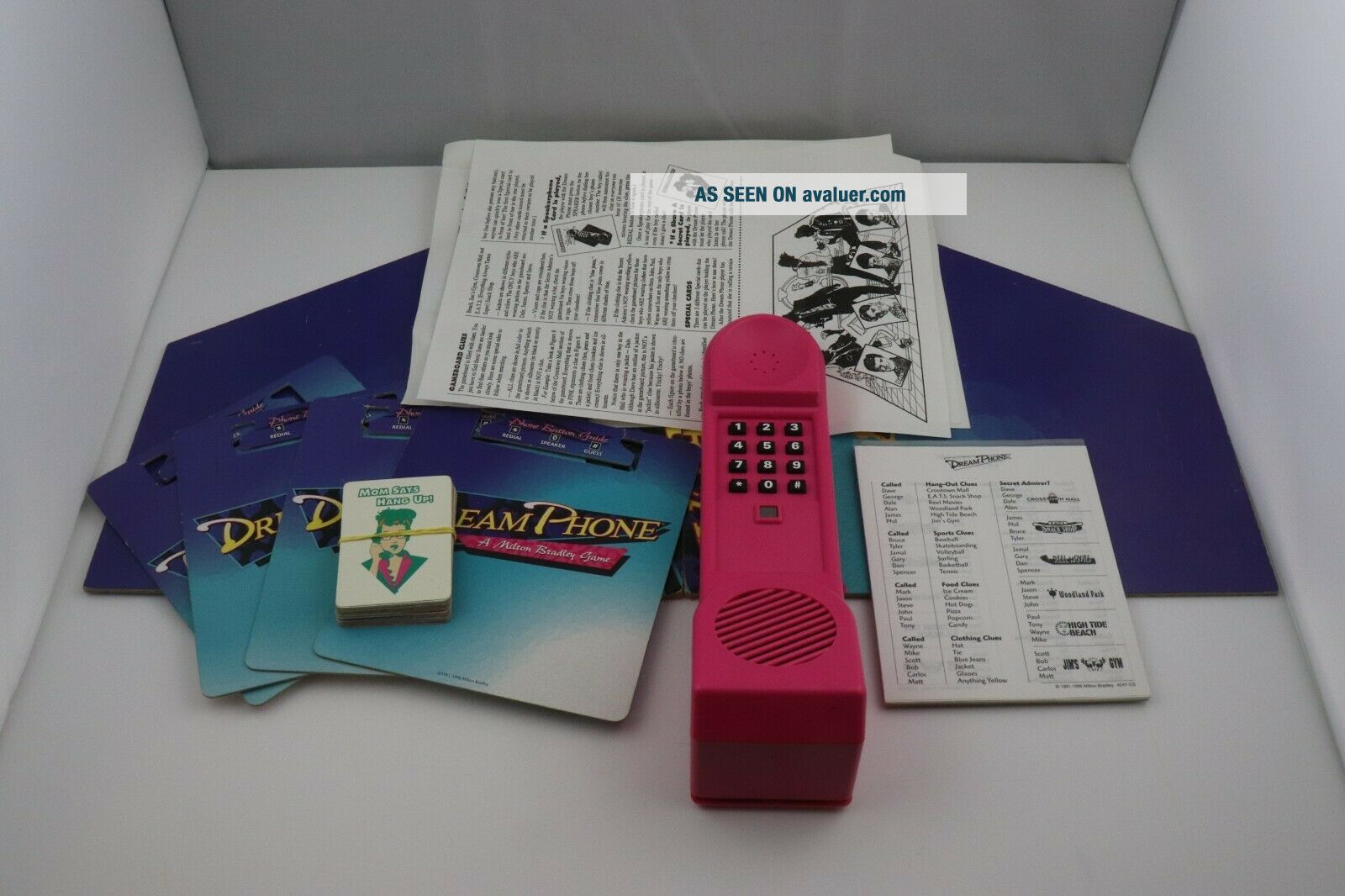 Vintage Milton Bradley Electronic Dream Phone Board Game - Phone | #847385