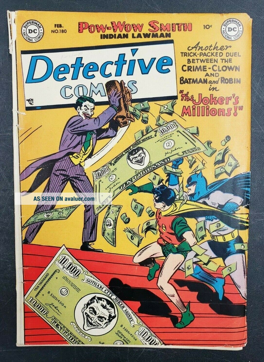 DETECTIVE COMICS 180 (DC, 1952), JOKER GOLDEN AGE DICK SPRANG RARE ...