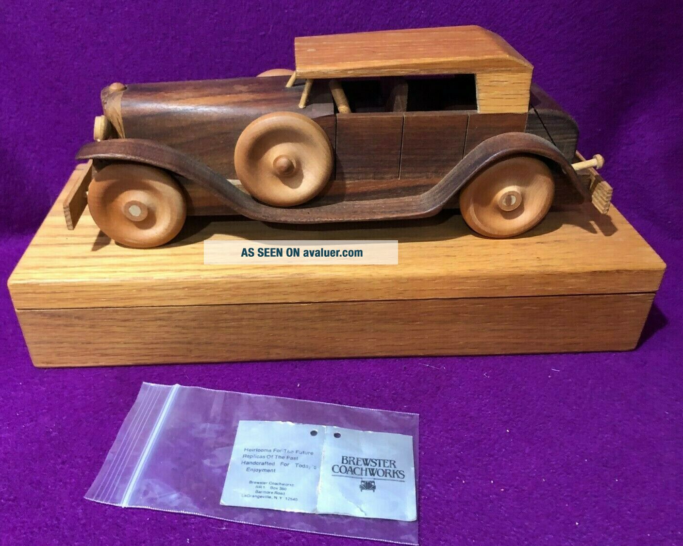 Brewster Coachworks 1932 Chrysler Le Baron Car Model 3 Types Wood ...