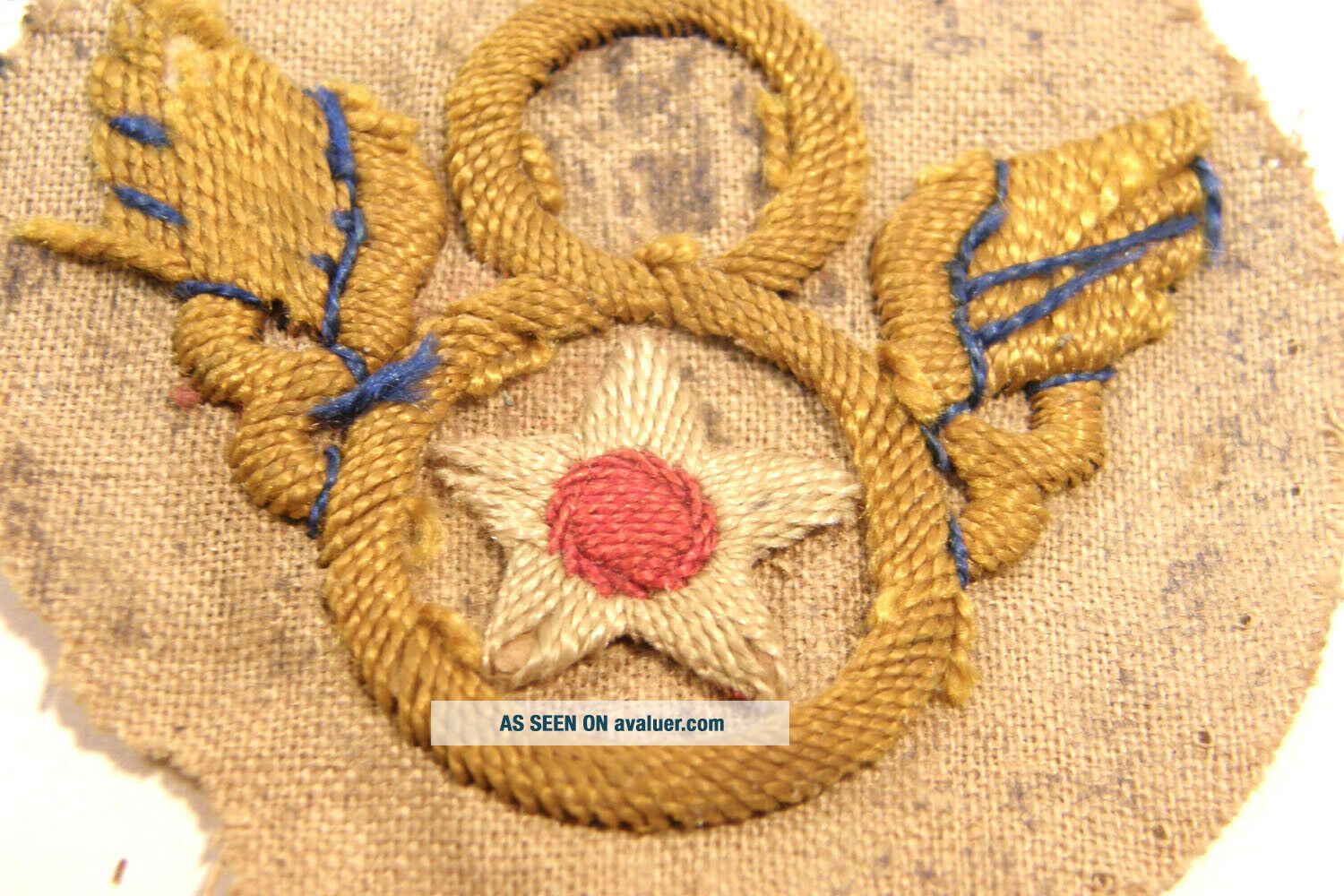 WWII US AAF 8TH AIR FORCE 338th FIGHTER SQUADRON THEATER MADE PATCH ...