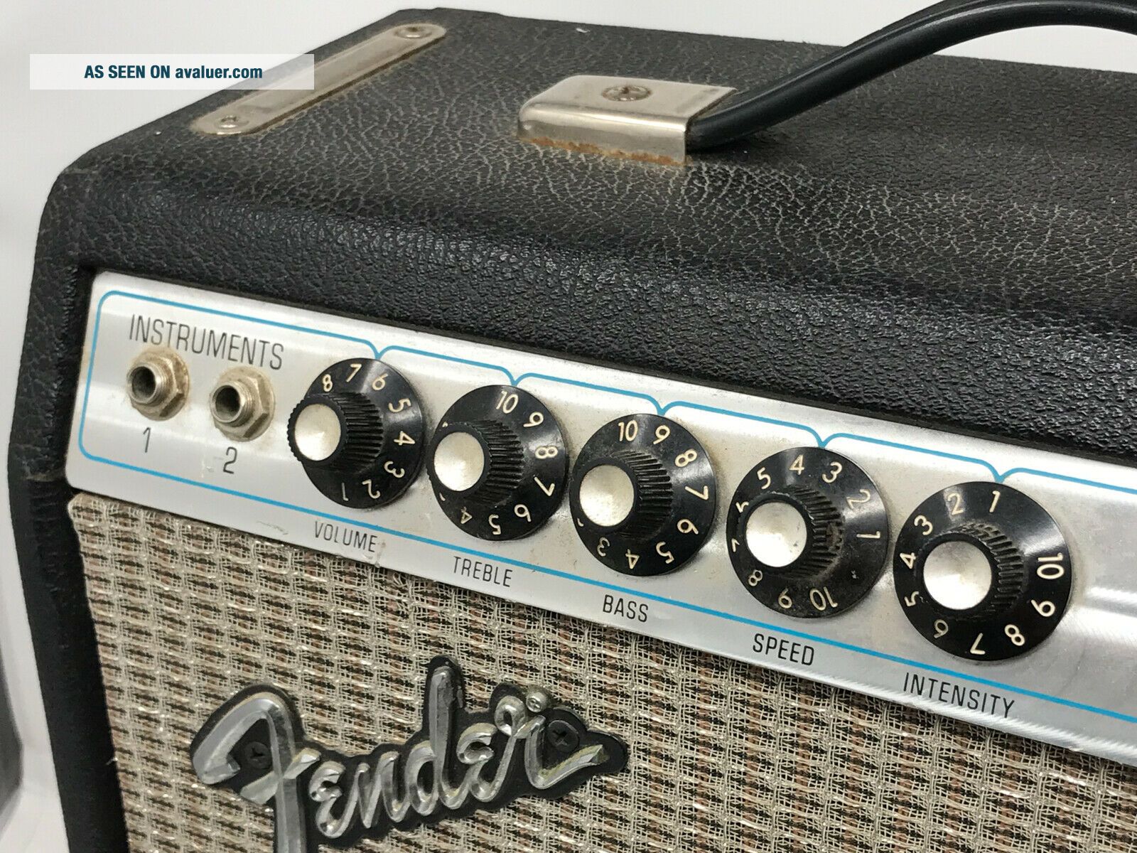 Vintage Fender Vibro Champ Silver Face Tube Amp Amplifier SCP | #862422