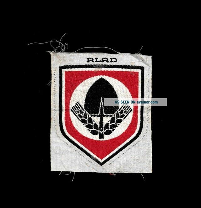 WWII German RAD Labor Service Spade Shovel Patch Insignia - Small Type ...