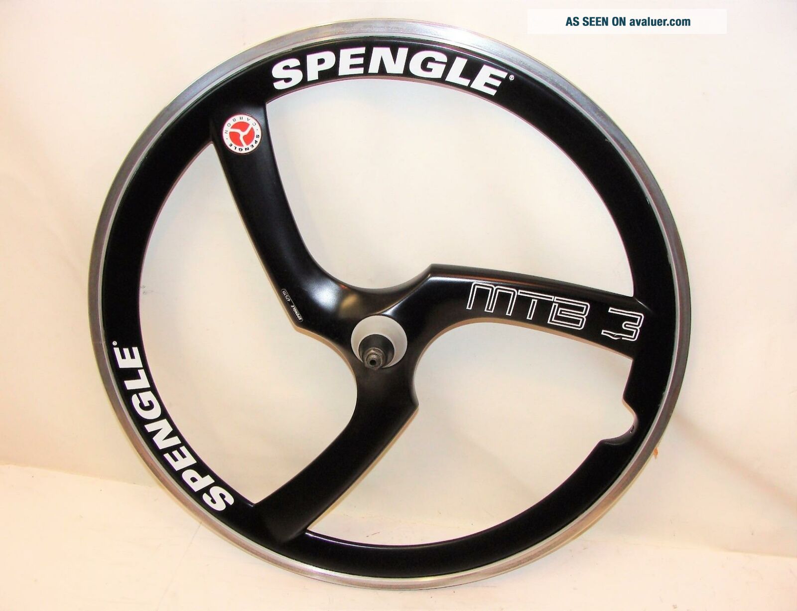 Rare SPENGLE MTB 3 Trispoke Carbon 26 " Mountain Bike Clincher Wheelset ...