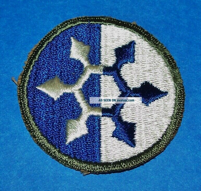 CUT - EDGE WW2 33rd ARMY CORPS GHOST / PHANTOM UNIT PATCH | #873129
