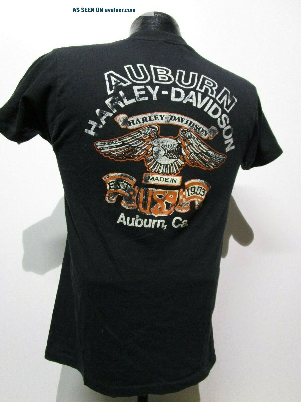 VINTAGE 1986 HARLEY DAVIDSON MOTORCYCLES RIGHTEOUS RULER 3D EMBLEM T ...