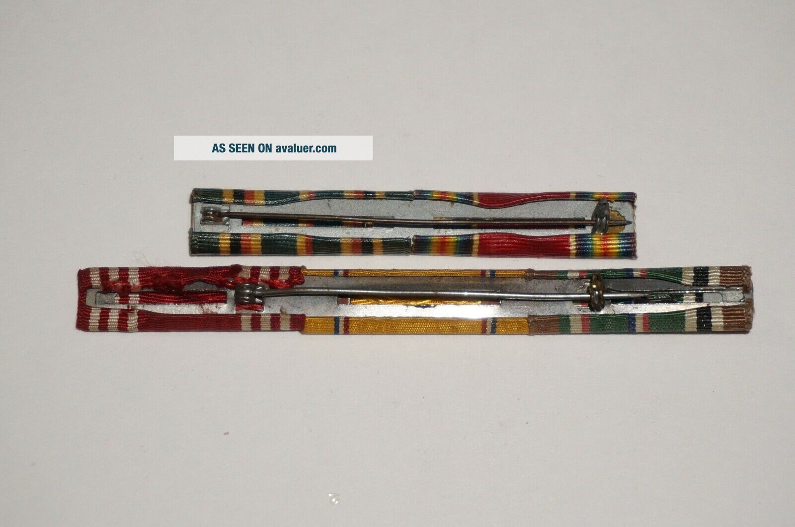 WWII US Army Ribbons Or AAF Air Corps ETO Theater Service M3248 | #894812