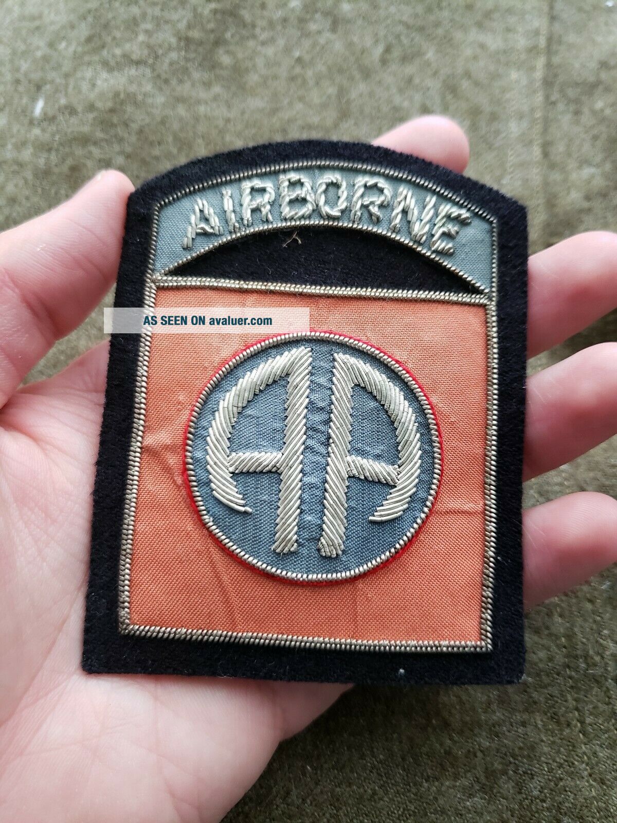WWII Era US Army 82nd Airborne Infantry Division Bullion Patch | #901199