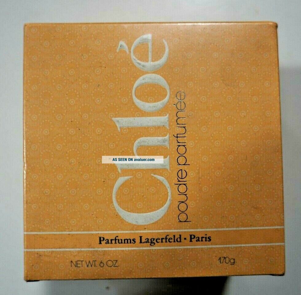 VTG CHLOE Perfumed Bath Body Dusting Powder 6 Oz By Karl Lagerfeld NIB ...