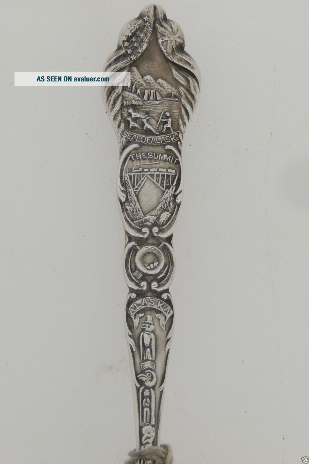 Alaska Yukon Pacific Expo Alaska Building Sterling Silver Souvenir ...