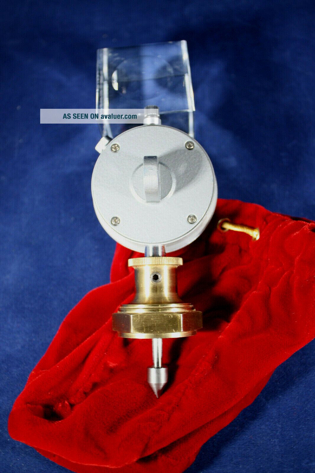 Depth Gauge Dial Indicator And Custom Brass Bellinger Base For Bamboo ...