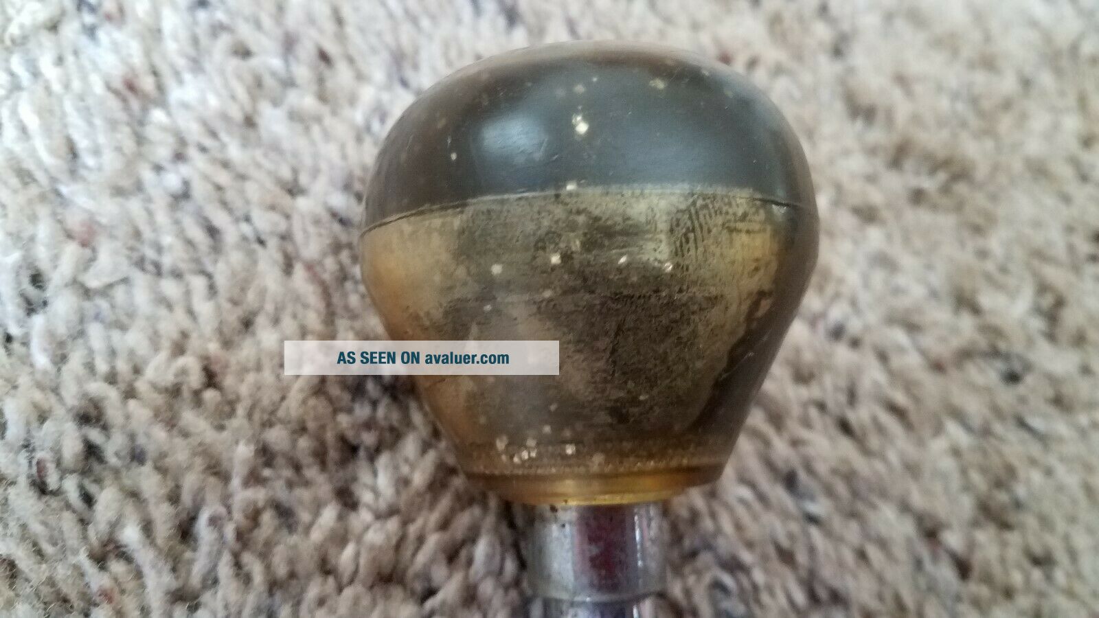 Vintage Peterbilt Metal Flake Gear Shift Knob/Extension | #918298