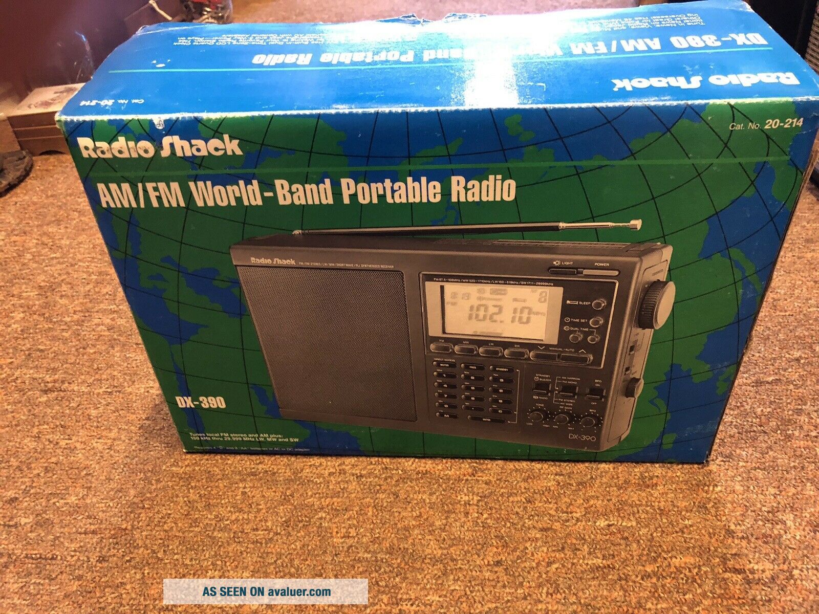 Realistic World Band Portable Radio Short Wave DX - 390 Vintage 20 ...