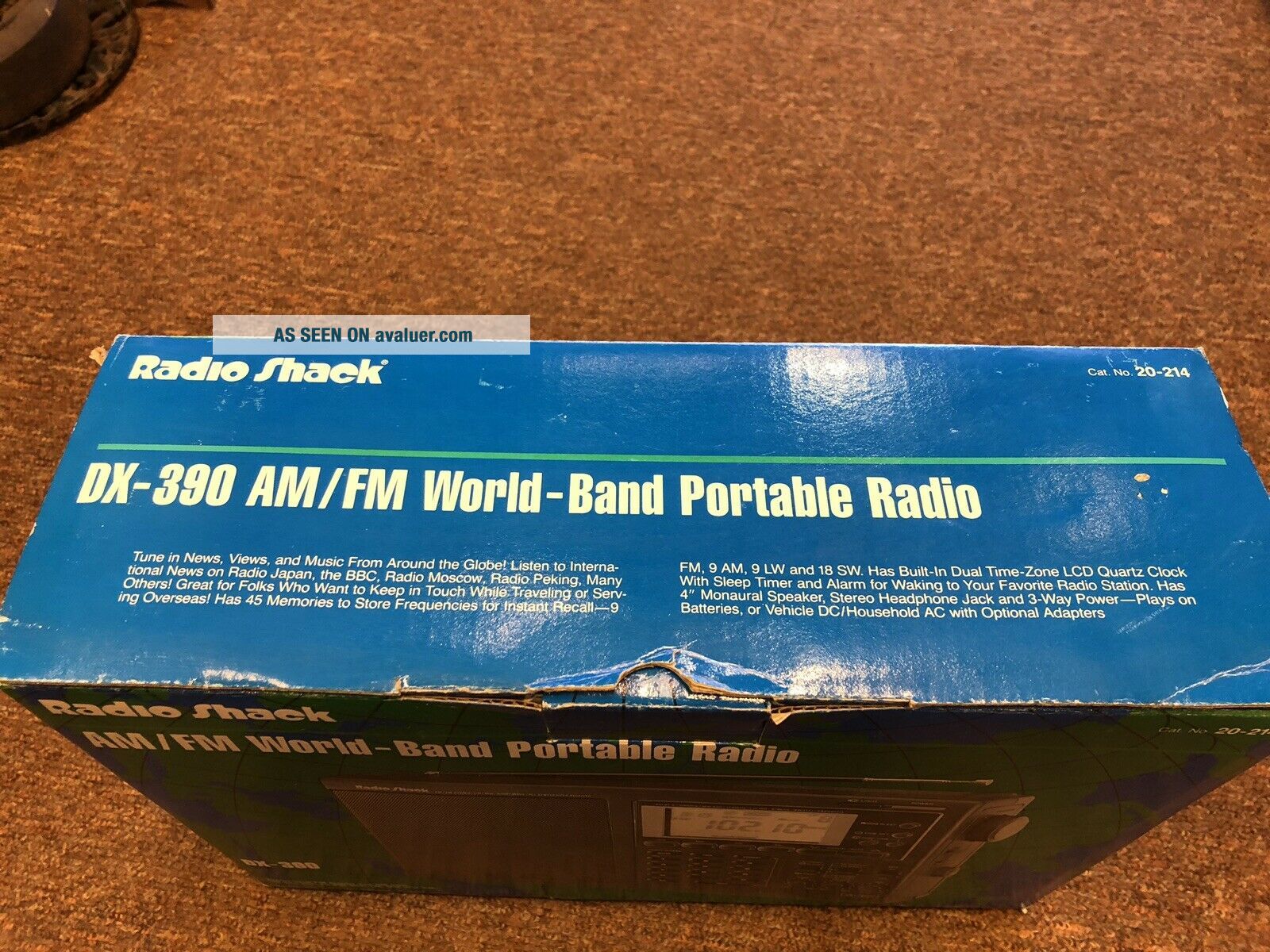 Realistic World Band Portable Radio Short Wave DX - 390 Vintage 20 ...