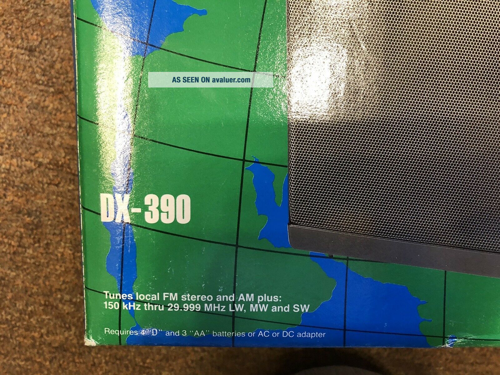Realistic World Band Portable Radio Short Wave DX - 390 Vintage 20 ...