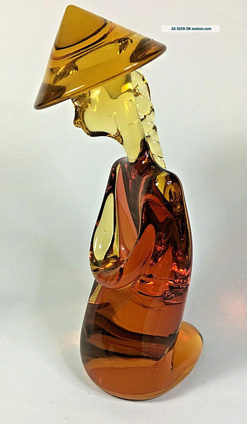 Vintage Pino Signoretto Murano Italian Art Glass Chinese Figure | #941733