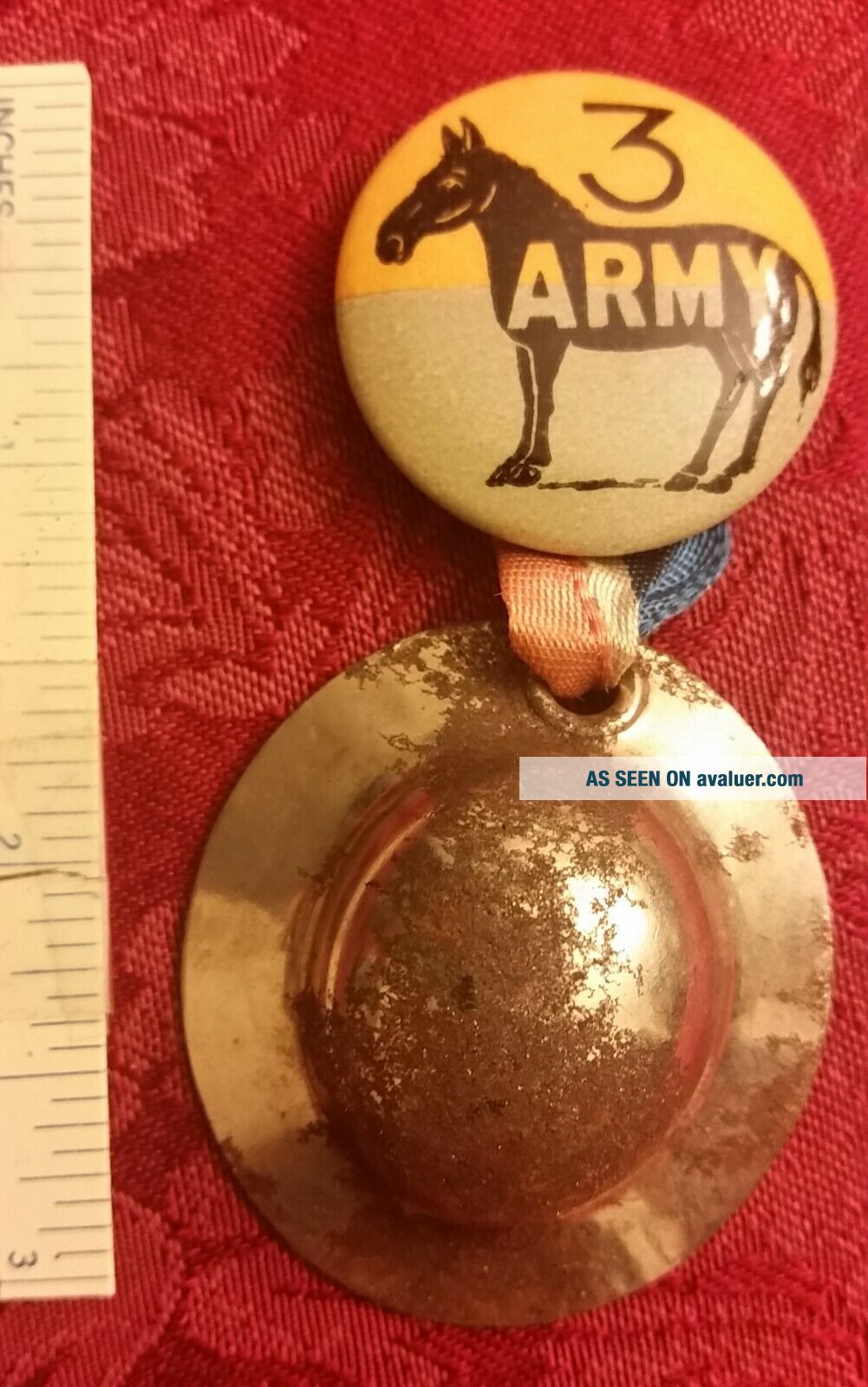 Orig WW2 Patton ' S 3rd Army Homefront Sweetheart Pin WWII Button ...