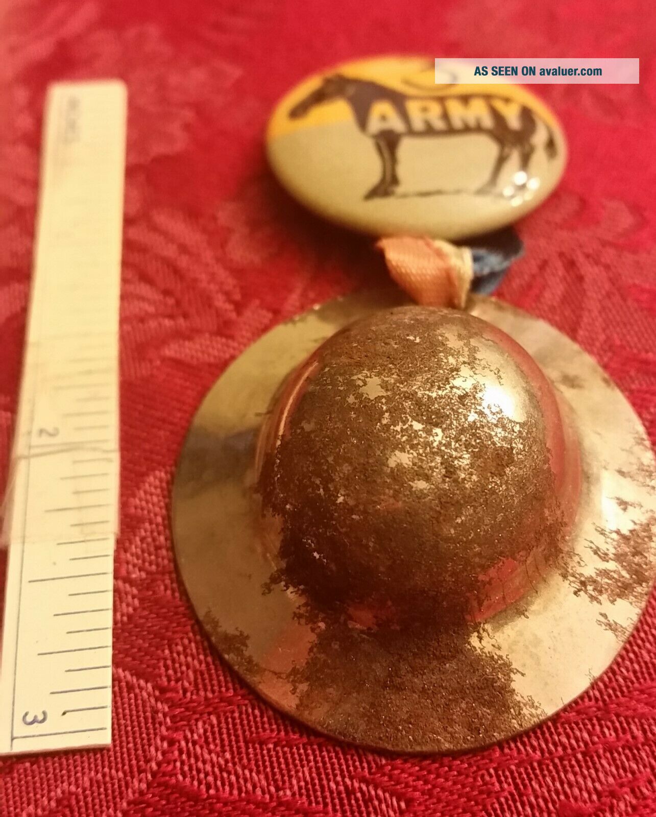Orig WW2 Patton ' S 3rd Army Homefront Sweetheart Pin WWII Button ...