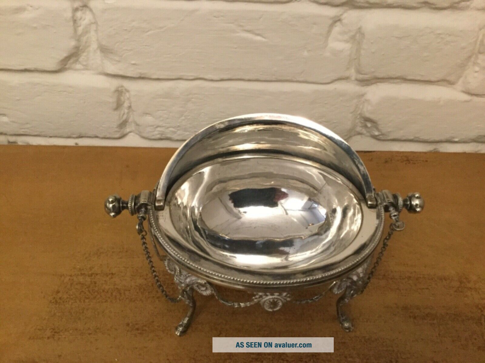 Lovely Silver Plate Partridge Serving Dish, Martin Hall & Co. | #948979