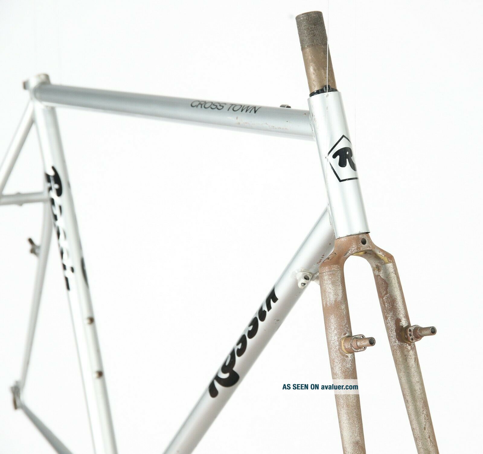 NOS ROSSIN CROSS TOWN CX CYCLOCROSS STEEL FRAMESET FRAME SET 90s ...