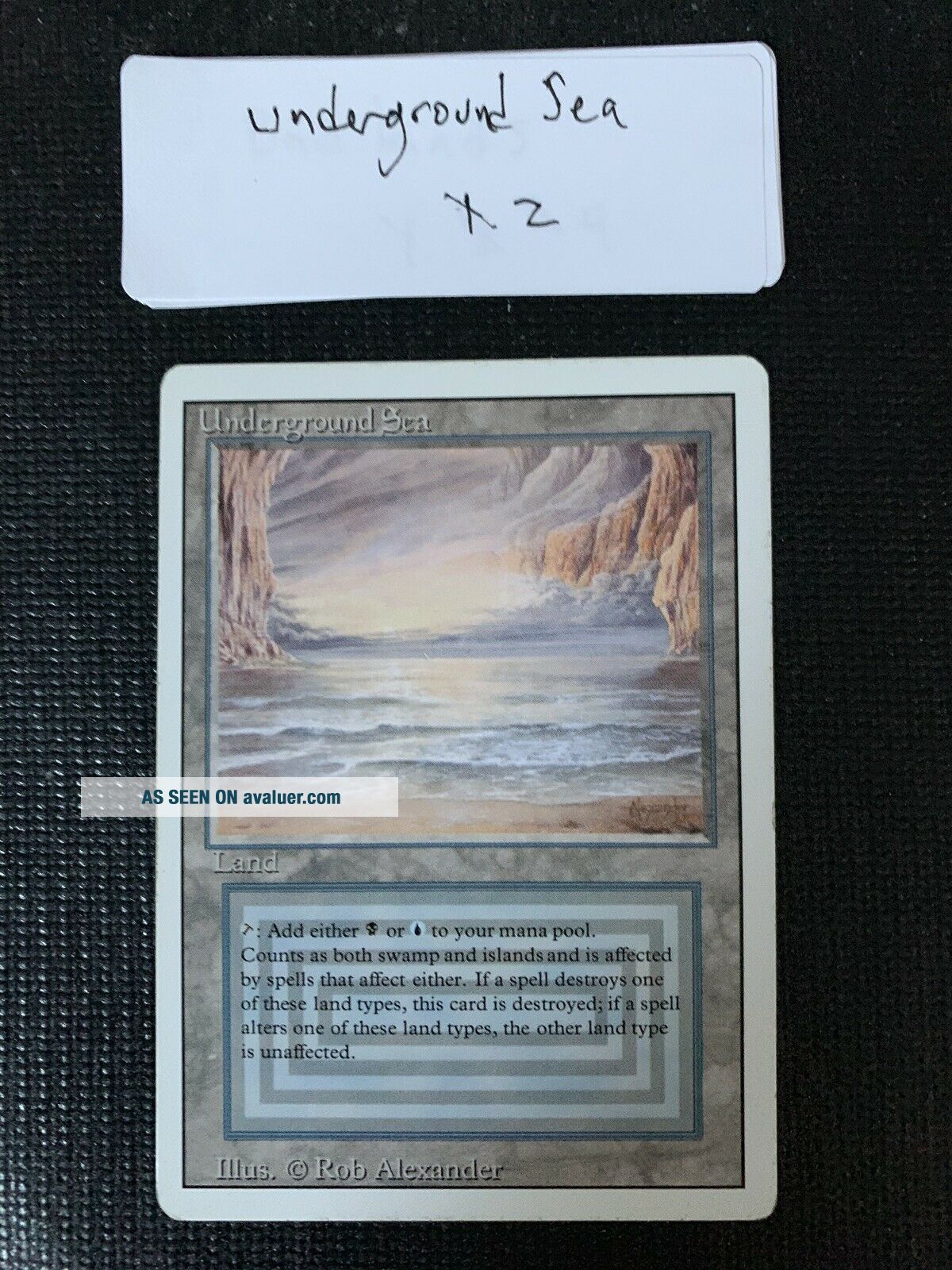 Magic The Gathering MTG Underground Sea Dual Land Revised - | #955823