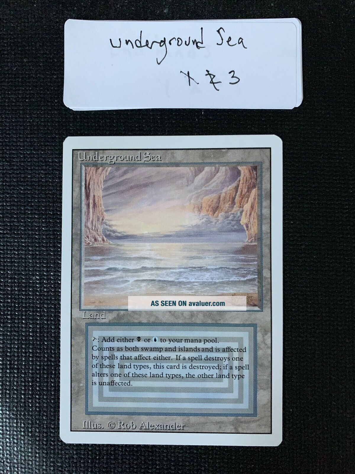 Magic The Gathering MTG Underground Sea Dual Land Revised - | #955823