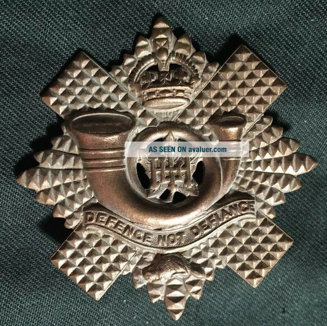 HIGHLAND LIGHT INFANTRY Of CANADA WWII Cap Badge Canadian WW2 Scottish ...