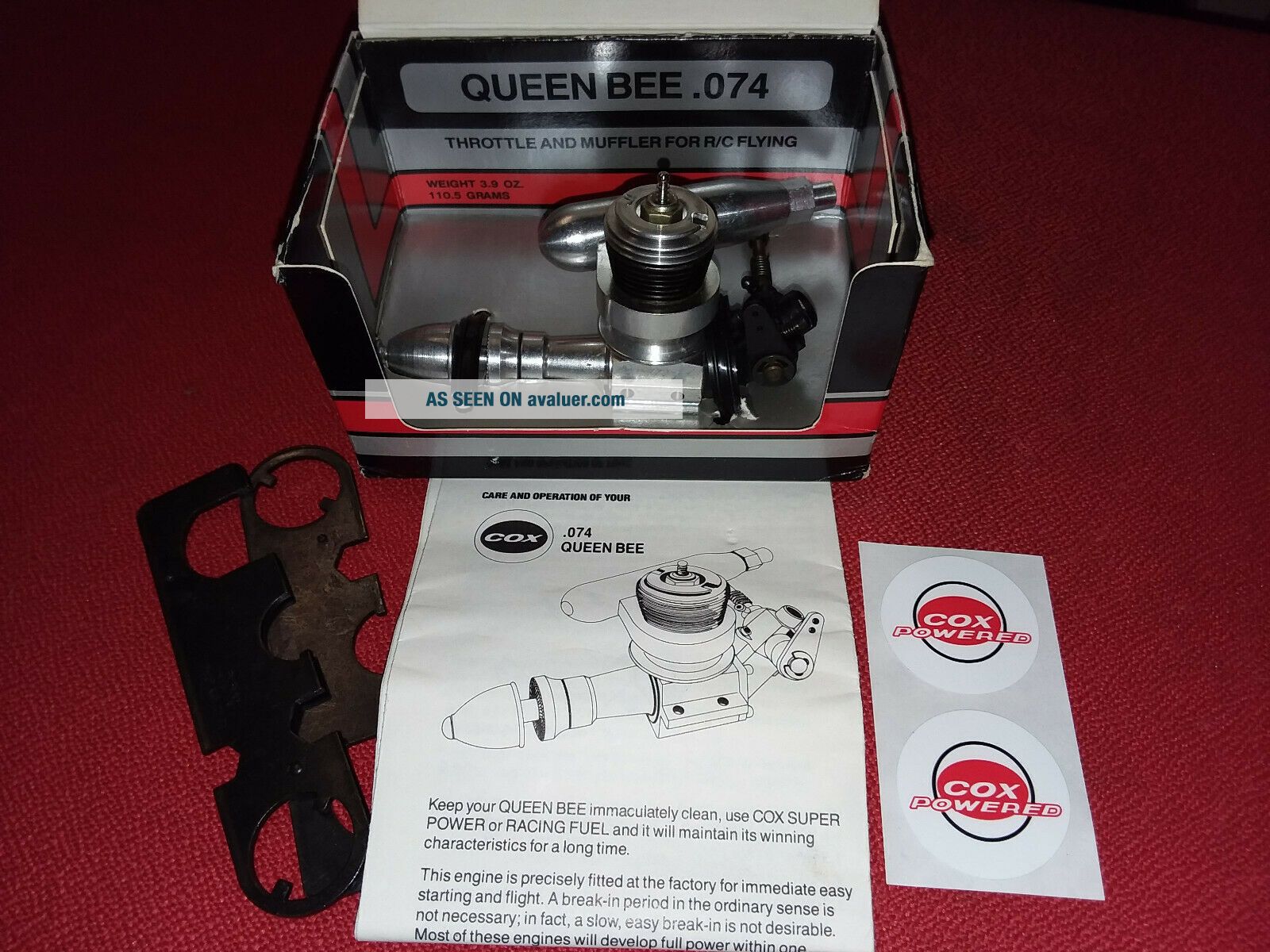 Vintage COX R/C Queen Bee. 074 Model Engine. | #967145