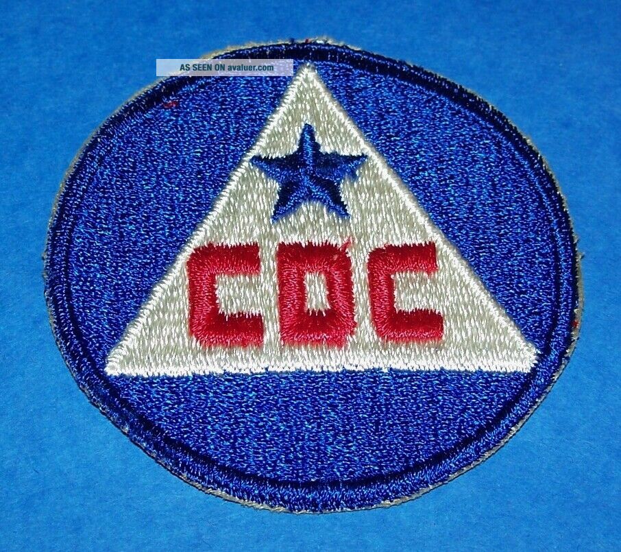 CUT - EDGE WW2 CIVIL DEFENSE CORPS STAFF PATCH | #994937