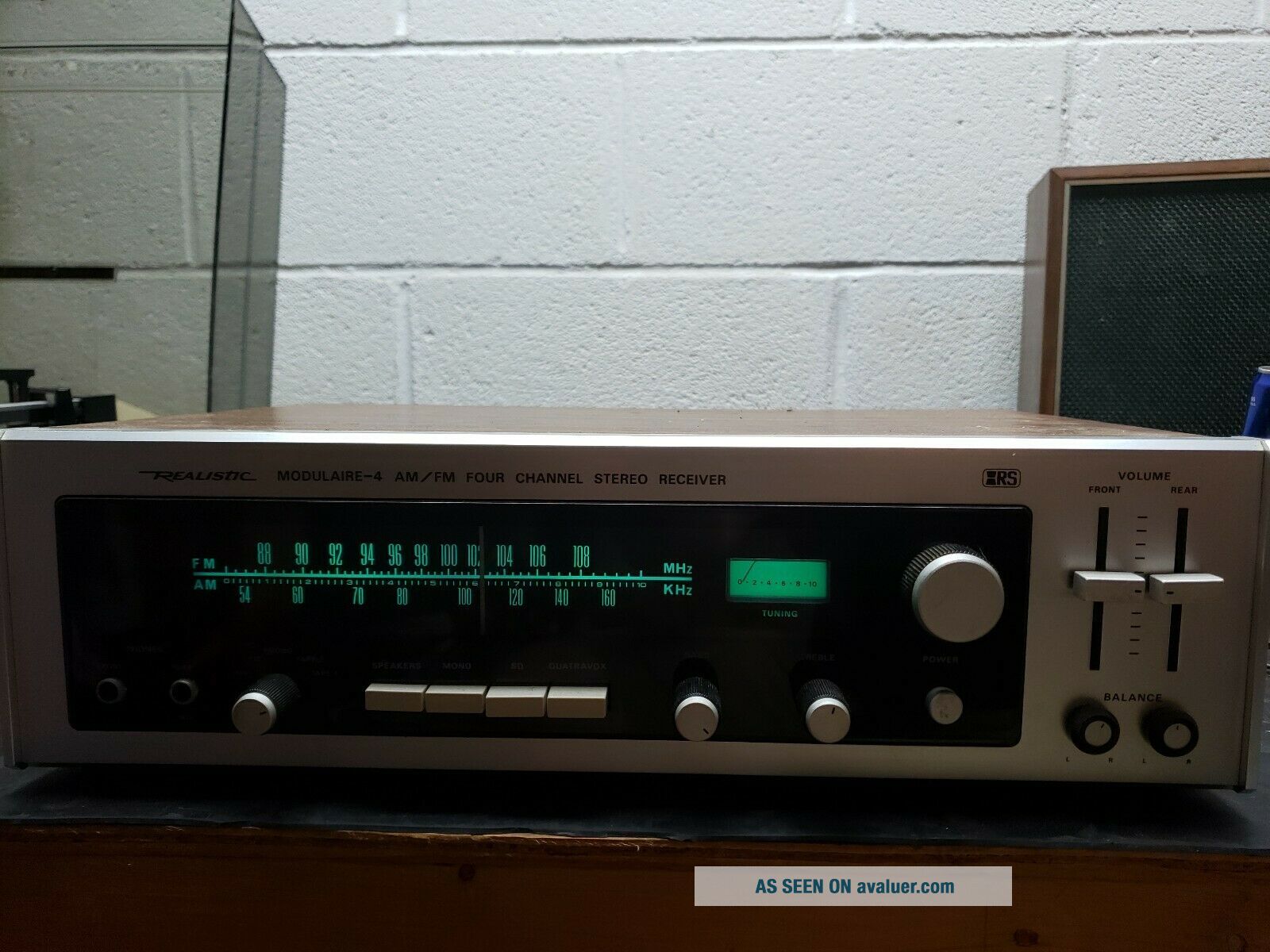 Vintage Realistic Modulaire 4 Four Channel AM/FM Receiver Comes | #996112