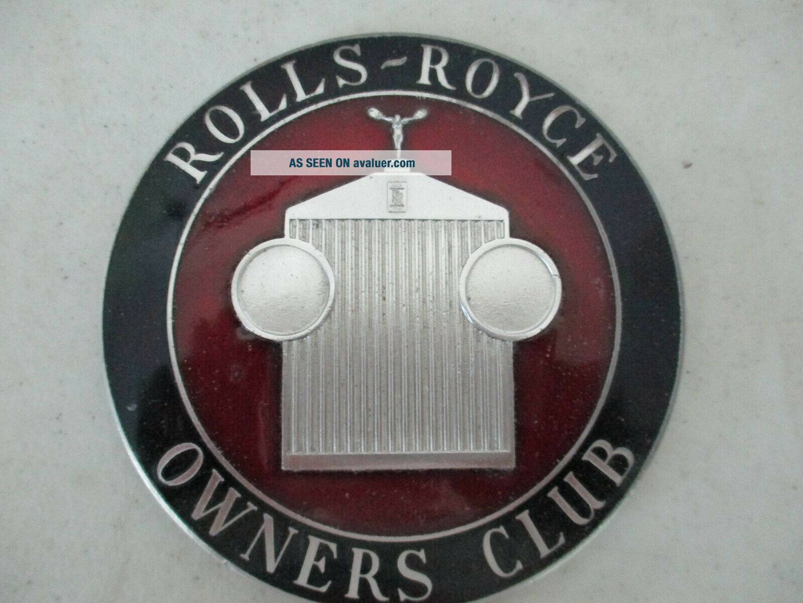 Vintage Rolls - Royce Owner Club Badge | #996127